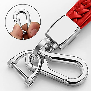 Compatible with Toyota Key Fob Cover with Keychain Soft TPU 360 Degree Protection Key Case for 2018-2022 Camry RAV4 Highlander Avalon C-HR Prius Corolla GT86 Smart Key (Red)