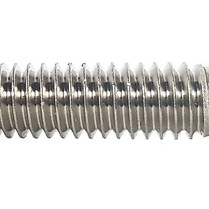 1/4-20 x 1-1/2" Hex Head Cap Screw Bolts, External Hex Drive, Stainless Steel 18-8, Full Thread, Bright Finish, Flat Point, Quantity 25 by Fastenere