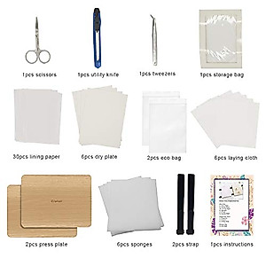 Worown Professional Flower Press Kit, Leaf Press, Plant Press, 6 x 8 inch 6 Layers Nature Press Kit Including Instructions