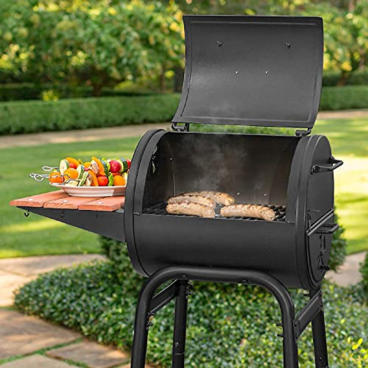 Char-Griller E1515 Patio Pro Charcoal Grill, Black