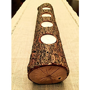 Tree Wood Log Branch Tealight Candle Holder