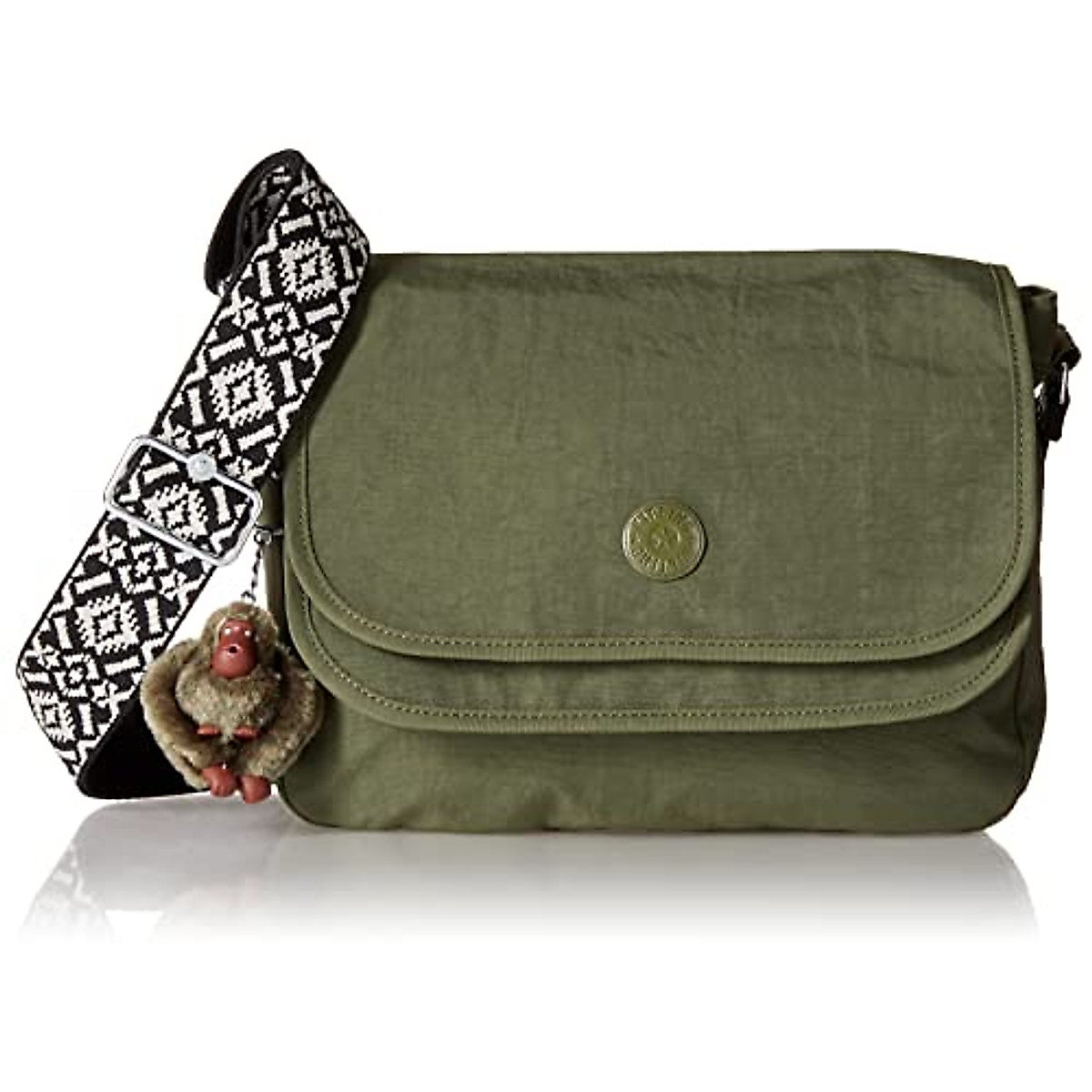 Kipling Brooklyn Go Crossbody Bag, Jaded Green G