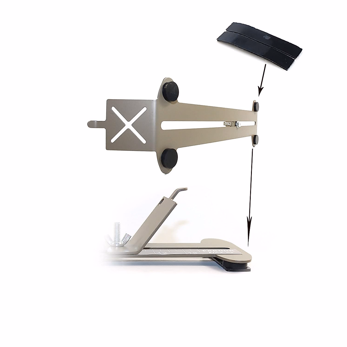 Paracord Bracelet Jig 4"-13" Adjustable Length Braiding Weaving DIY Craft Maker Metal Tool