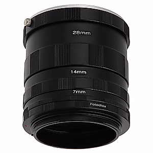 Fotodiox Macro Extension Tube Set Compatible with Canon EOS EF/EF-S Cameras for Extreme Macro Photography