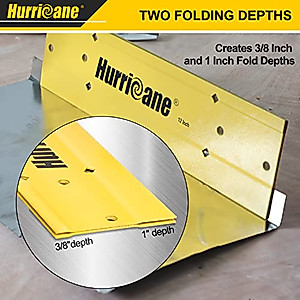 HURRICANE 12 Inch Folding Tool, Sheet Metal Bending Tool for HVAC, Bending and Forming Metal