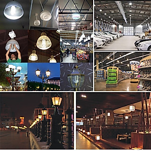 Auzer 2-Pack 30W (200W Equivalent), E26 Standard Base LED Corn Light Bulb for Garage Factory Warehouse Street Lamp Post Lighting Barn Porch Backyard Garden, 6500K Daylight, 85V-265V