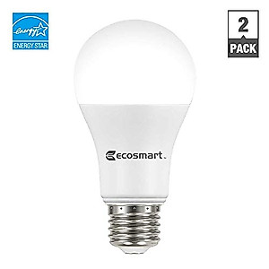 100W Equivalent Daylight A19 Energy Star and Dimmable LED Light Bulb (2-Pack) (Packaging may vary)