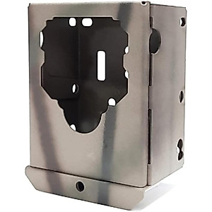 outdoor Theft-Deterrent Powder-Coated Heavy Duty Protective Waterproof Steel Security Lock Box Compatible with Tactacam Reveal X & XB Trail Cameras (99910)