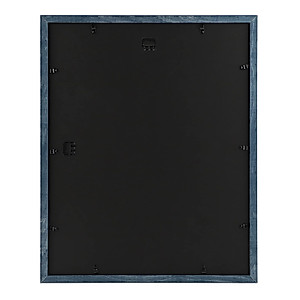 Golden State Art, 16x20 Picture Frame with Mat for 11x14 - High Definition Glass Wall Mounting Horizontal Vertical Display (Blue, 2 Pack)