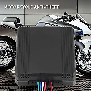 EVGATSAUTO Car Alarm System,Motorcycle ID Card Lock Anti-Theft Security System Smart Induction Sensor