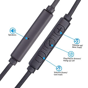 Replacement Black Audio Cable Cord Compatible with Sony MDR-10R MDR-100ABN MDR-1A MDR-1000X MDR-1ADAC WH-1000XM2 WH-1000xm3 WH-CH700N Headphones