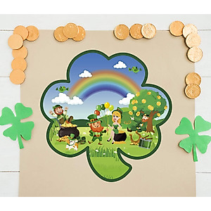 St. Patrick’s Day Stickers Crafts for Kids Irish Lucky Party Games Favors Supplies 24Ct