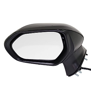 Kool Vue Driver & Passenger Side Power Heated Mirrors for Toyota Camry 2018-2022 With Signal Light; Without Blind Spot Light Paintable Models w/o Side View Camera, North America Built