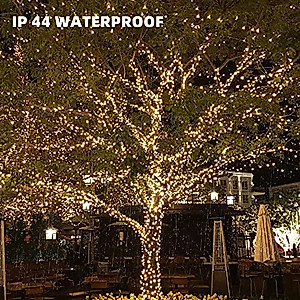 Dazzle Bright 33FT 100 LED Christmas String Lights + 360 LED 12FT x 5 FT Christmas Net Lights