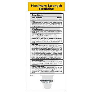 Fungi Nail Anti-Fungal Ointment, Kills Fungus That Can Lead to Nail & Athlete’s Foot with Tolnaftate & Clinically Proven to Cure Infections, Natural Color, 0.7 Fl Oz