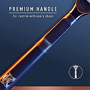 King C. Gillette Neck Razor, Handle plus 2 Blade Refills