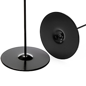 Tosnail 12 Pack 12" Tall Table Number Holders, Place Card Holder Picture and Photo Display Stands, Reserved Table Sign Holder for Centerpiece, Food Sign, Memo Note, Wedding Party Table Setting - Black