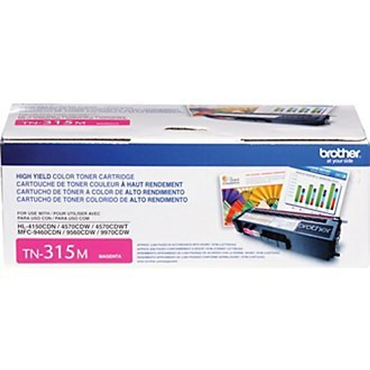 Brother MFC 9560CDW High Yield Magenta Toner (3500 Yield) - Genuine Orginal OEM toner