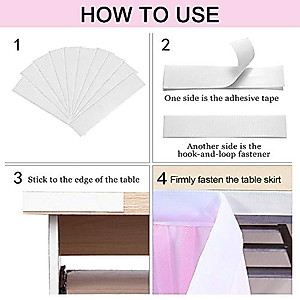 Tutu Table Skirt 6ft for Round Retangle Table Adjustable Tulle Table Skirt for Birthday Baby Shower Graduation Wedding Anniversary or Family Party Decoration gender reveal-Mermaid star(6FT, Blue)