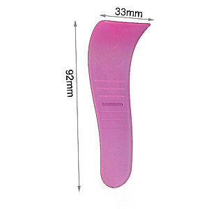 Lbaby 5Pcs Hair Wax Cleansing Spatulas Non-Stick Wax Spatulas Hair Removal Applicator Reusable Scraper Hard Wax Sticks,Random Color