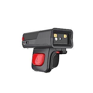 MEFERI MS300R Ring Scanner, Equip with SE4107 Zebra Scanner, Finger Scanner Bluetooth IP54 BT5.0 NFC 1000 mAh Battery, Barcode Scanner 1D/2D/QR Code Scanner, Left&Right-Handed Use, iOS/Android/Windows