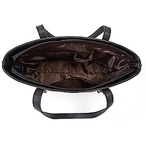 Women Fashion Tote Handbag Satchel 3pcs Purse Set Chic PU Leather Shoulder Bag Clutch