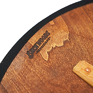 Backwoods Provisions Stained Embossed Design Toy Viking Shield with Steel Boss (Brown)