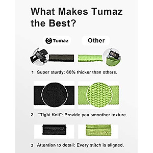 Tumaz Yoga Mat Strap [MAT NOT Included] (2 Sizes) with Extra Thick & Comfy Delicate Texture, Adjustable Yoga Mat Carrier