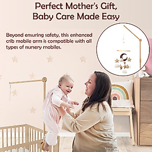 Gold Crib Mobile and Adjustable Crib Mobile Arm