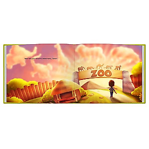 Personalized Name Story Book - Personalized Children's Book with Name On Every Page - Your Child is The Star of The Story - Book for Kids Aged 0-7