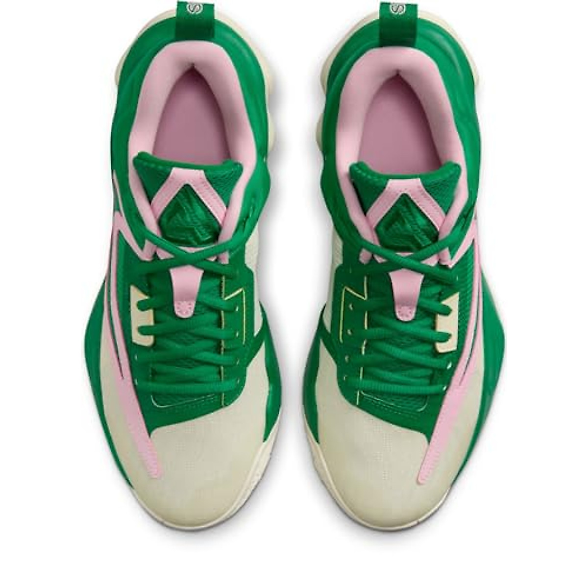 NIKE Men's Sneaker Three Quarters Tall, Malachite Malachite Med Soft Pink, 7.5