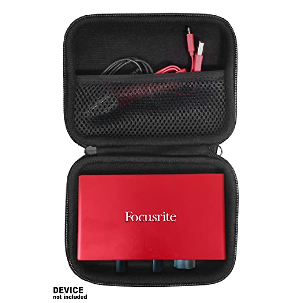 CaseSack Case for Focusrite Scarlett Solo 3rd gen USB Audio Interface, Travel and Consolidation for Easy Home Storage and Travel (for 3rd gen only)