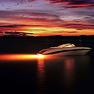 Lumitec Lighting 101510, LED Underwater Light, SeaBlaze Quattro Underwater Light, Spectrum Full-Color RGBW