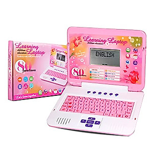 LESHITIAN Kids Laptop, 80 Learning Activities, Educational Learning Computer for Kids Ages 5+