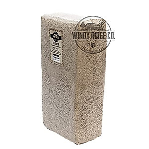 windy ridge co. Hemp Bedding for Chicken Coops, Rabbits, Horses, Small Animals, Reptiles - 33lb Bag, All Natural, Odor Absorbent, Biodegradable, Low Dust