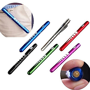 Bluelans Pen Light with Pupil Gauge LED Penlight for Nurses Doctors, Reusable Medical Penlight for Nursing Students Doctors Green