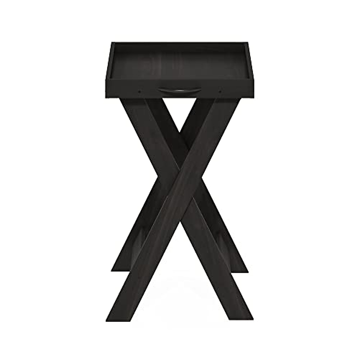 Furinno Classic Tray Table with Removable Tray, Espresso