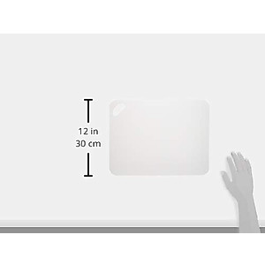 Lurch Germany Flexible Plastic Cutting Boards For Cooking | Flint Grey & White Thin Cutting Mat | Modern Dishwasher Safe And Bpa Free Cutting Board- Set Of 2