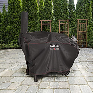 Dyna-Glo DG962CBC Barrel Charcoal Grill Cover, Fits Size: 70.47" W x 20.9" D x 39.76" H (178.99 x 53.08 x 100.99 cm), Black