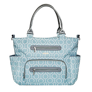 JJ Cole Caprice Diaper Bag, Aqua Radian