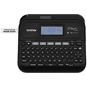 Brother P-Touch PT-D460BT Business Expert Connected Label Maker | Connect and Create via Bluetooth® on TZe Label Tapes up to ~3/4 inch, White