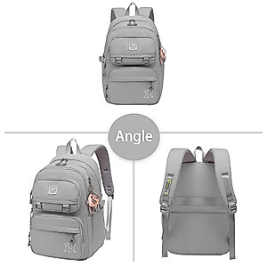 BASICPOWER School Backpack for Girls Boys, Laptop Backpack Middle High School Student Bookbag for Teens