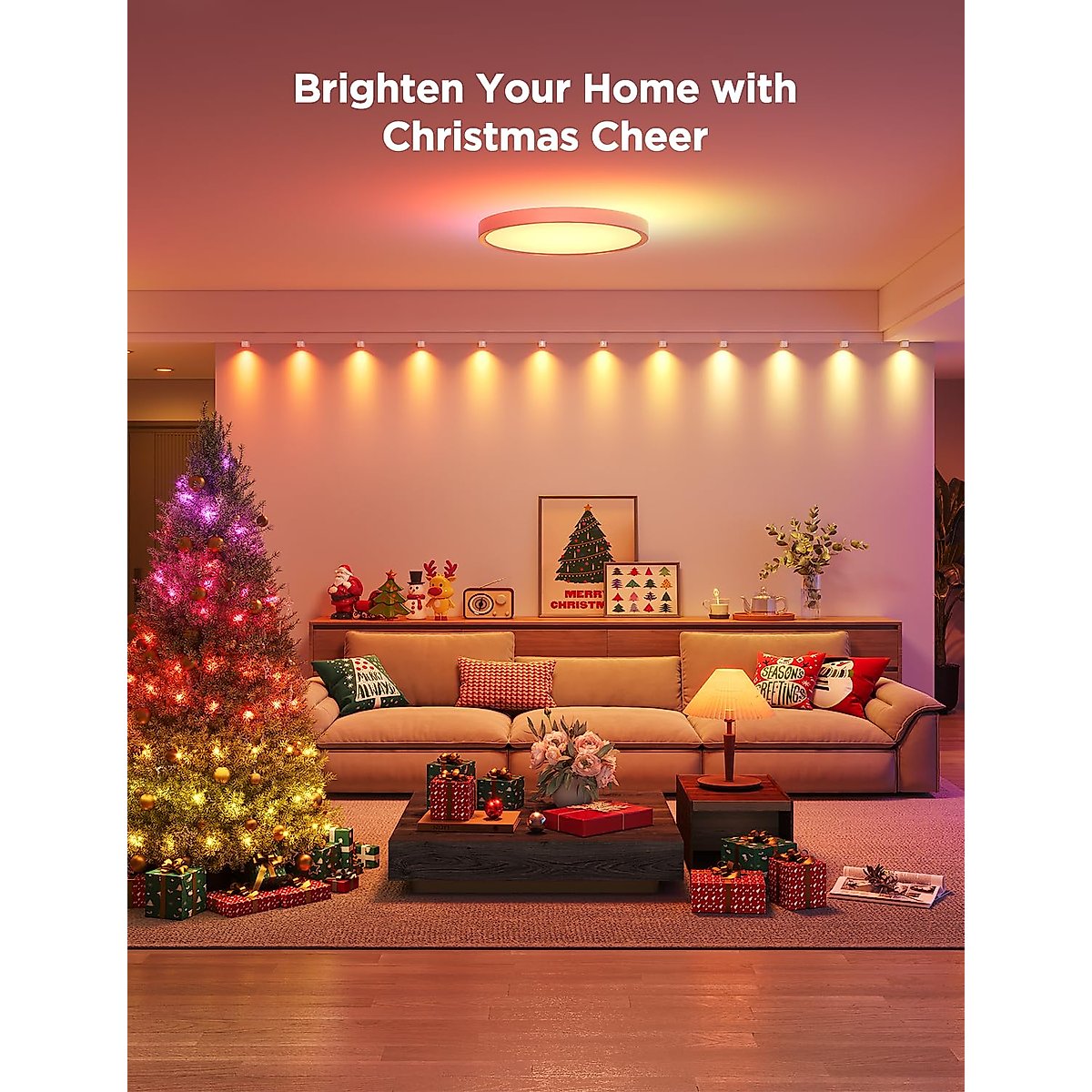 Govee Smart GU10 LED Bulb, MR16 GU10 Light Bulbs, Dimmable Color Changing Light Bulbs, 85 Dynamic Scenes, WiFi & Bluetooth LED Bulbs Work with Alexa, Google Assistant, Syncs with Music, 4 Pack