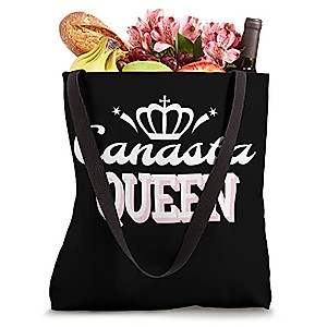 Canasta Queen Rummy Funny Card Game Player Tote Bag