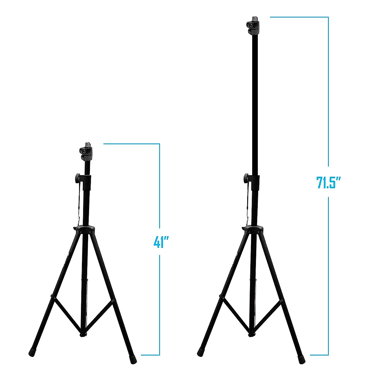 AxcessAbles Microphone Isolation Shield Stand Only. Single-Cast Stand 4ft4"- 6ft. For thread mount and back mount Vocal Isolation Shields. Mic Thread Adapters Included (SF-TRIPOD)