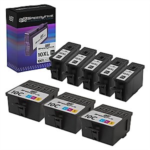 Speedy Inks Compatible Ink Cartridge Replacement for Kodak #10B & Kodak #10C (5 Black, 3 Color, 8-Pack) Compatible with Kodak ESP 3 3250 5 5210 5250 7 7250 9 9250 Office 6150 Hero 6.1 7