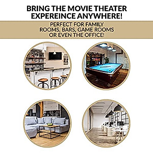 Nostalgia Popcorn Maker Professional Cart, 8 Oz Kettle Makes Up to 32 Cups, Vintage Movie Theater Popcorn Machine with Three Candy Dispensers and Interior Light, Measuring Spoons and Scoop, Black