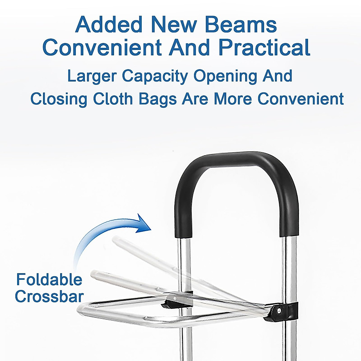 Trolly Cart with Wheels, Portable Shopping Cart, with Telescopic Handle, for Home, Garden, Shopping, Office.