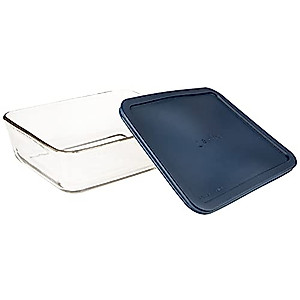 Anchor Hocking 11-Cup Rectangular Food Storage Containers, Blue, Set of 2 -