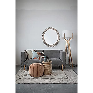 Creative Co-Op Contemporary Decorative Office Shelves and Marble, Set of 2 Bookends, Beige, 2